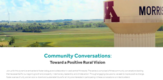 Morris Community Conversations; Towards A Positive Rural Vision ...